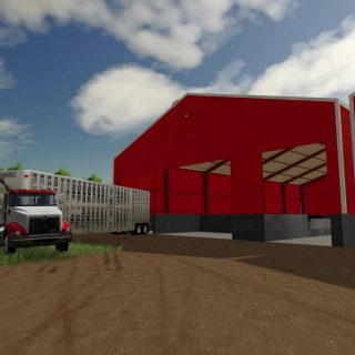 LAZY E FEEDLOT BUILDING V1.0 - FS19 mod - FS19.net