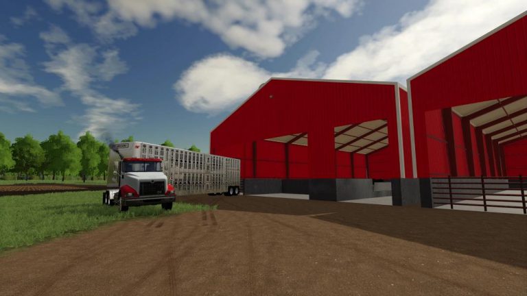 LAZY E FEEDLOT BUILDING V1.0 - FS19 mod - FS19.net