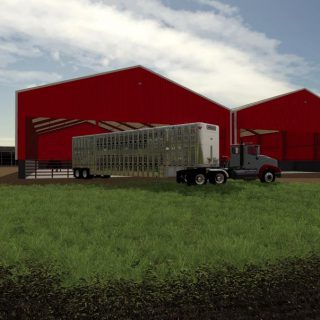 LAZY E FEEDLOT BUILDING V1.0 - FS19 mod - FS19.net