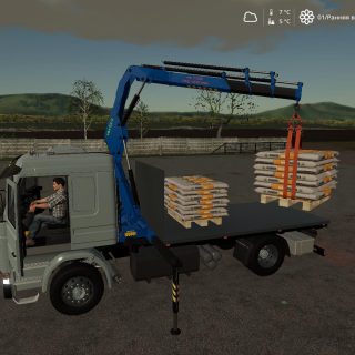 SCANIA 113H CRANE - CONVERSION V0.1 - FS19 mod - FS19.net